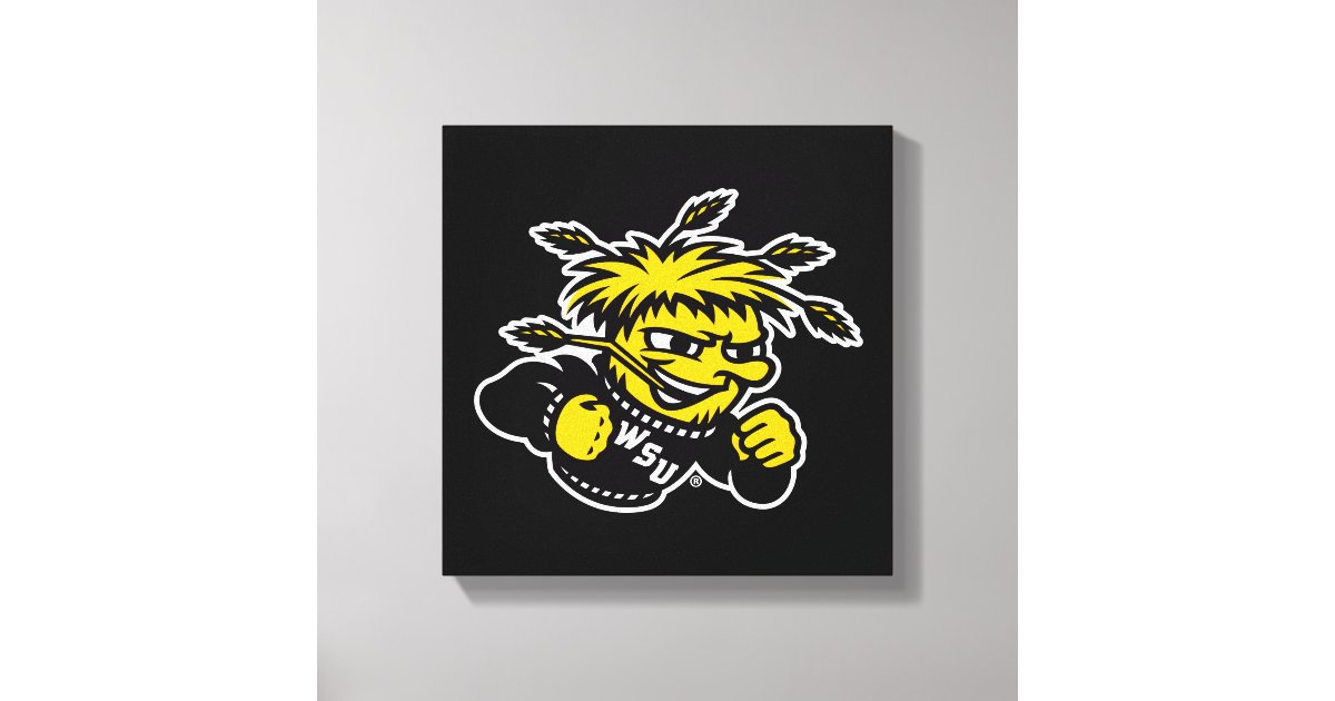 WSU Logo Primary Mark Canvas Print | Zazzle