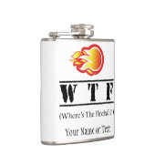 WTF - Where's the Fireball? Hip Flask | Zazzle