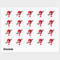 WTF With Question Mark Classic Round Sticker | Zazzle