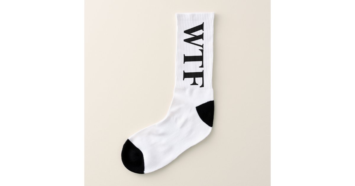 WTF With The Family Socks | Zazzle.com