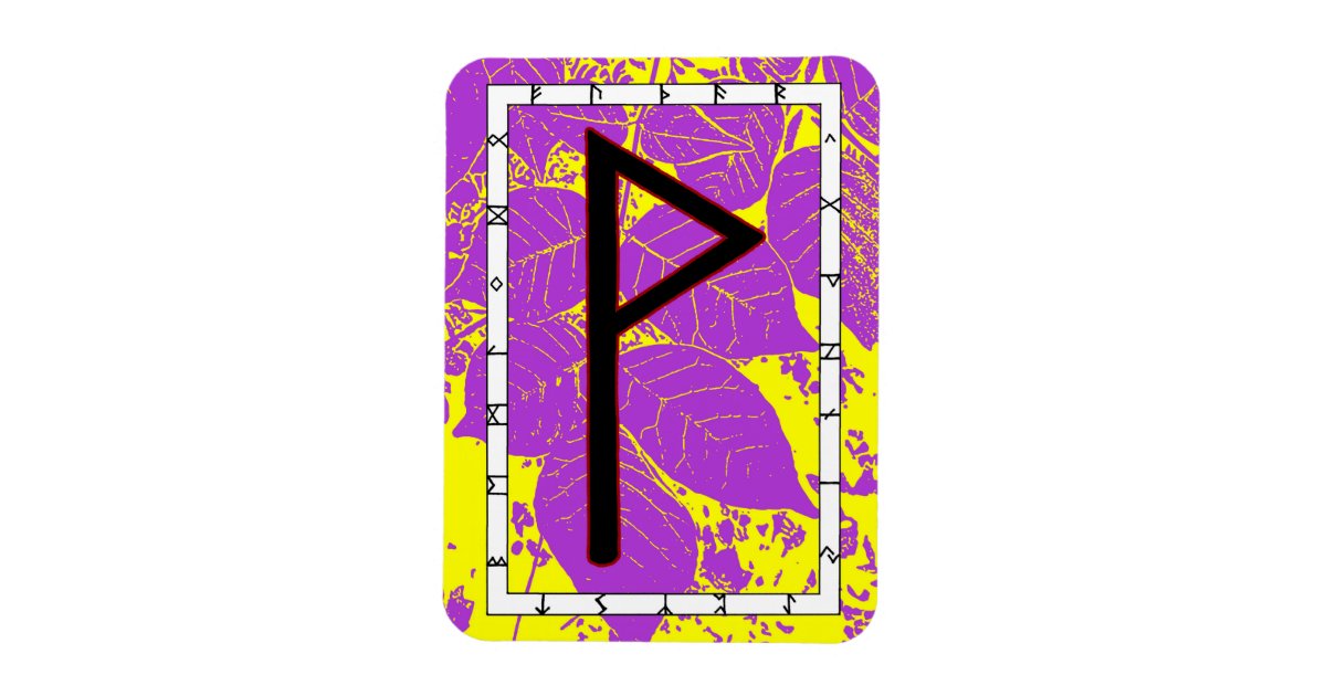 Wunjo Viking Rune Magnet - Joy! | Zazzle