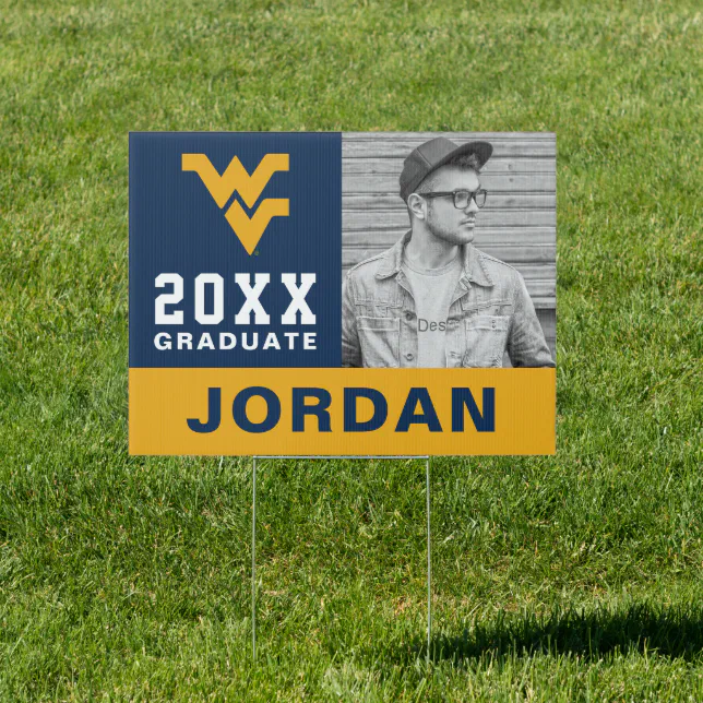 WVU Graduate - Photo Sign | Zazzle