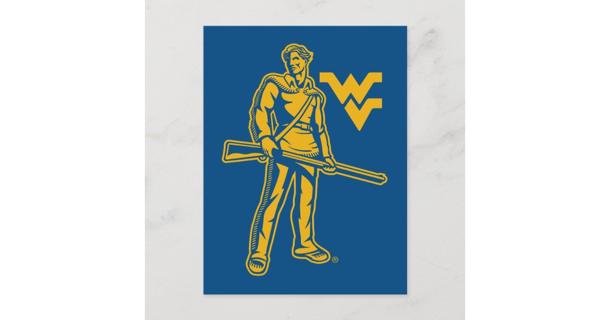WVU Mountaineer Postcard | Zazzle