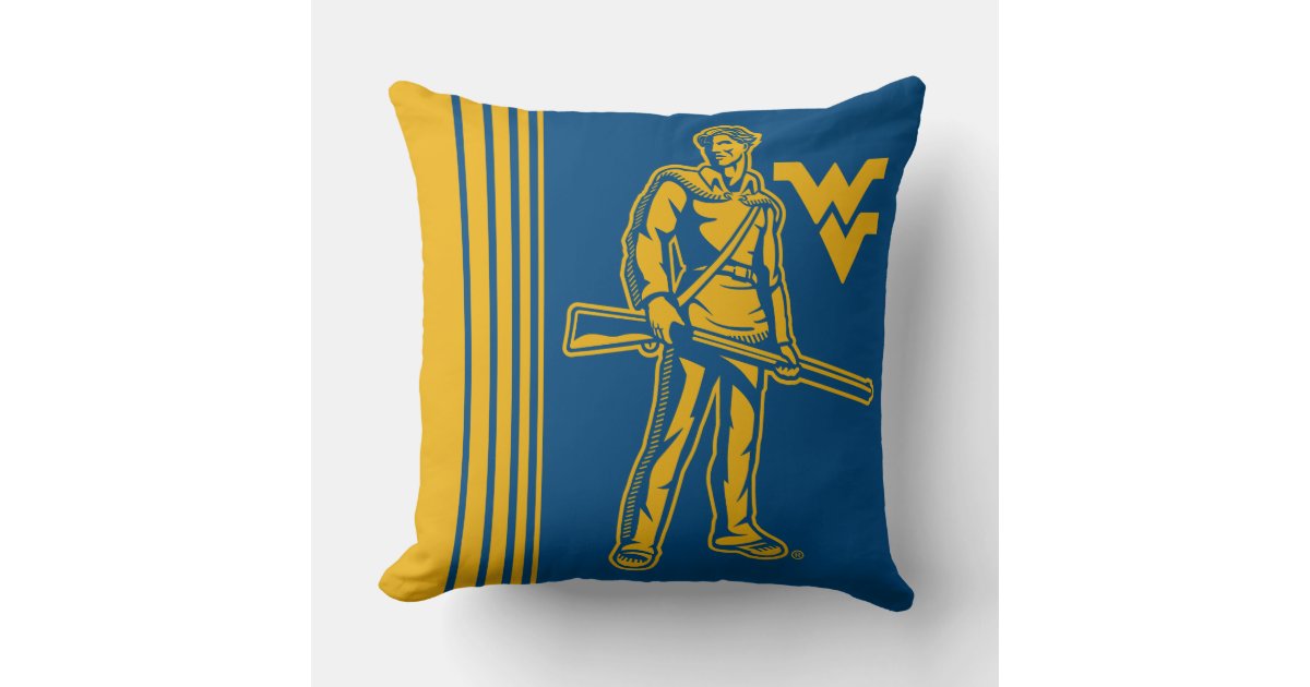 WVU Mountaineer Throw Pillow | Zazzle