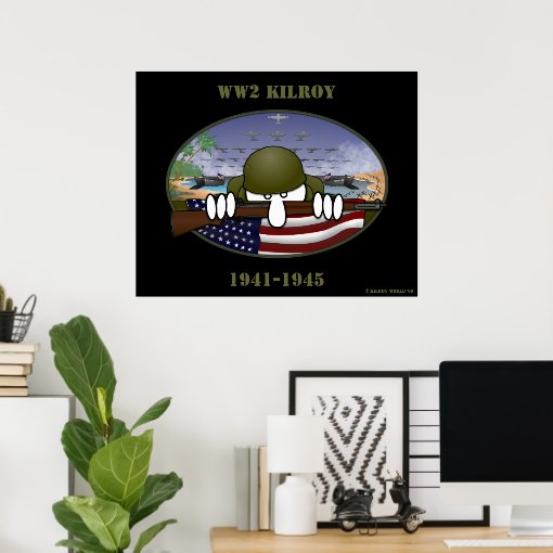 WW2 Kilroy Poster | Zazzle