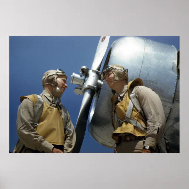 WW2 Marine Corps Aviation Poster | Zazzle