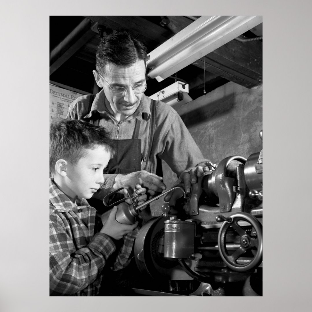 WW2 New Jersey Machine Shop, 1942 Poster | Zazzle