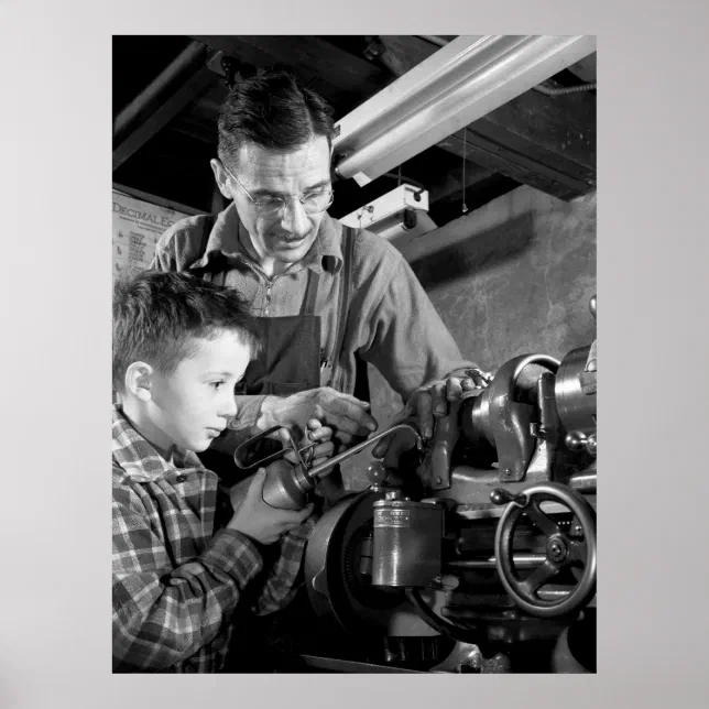 WW2 New Jersey Machine Shop, 1942 Poster | Zazzle
