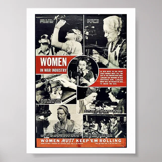 Ww2 Women Poster | Zazzle