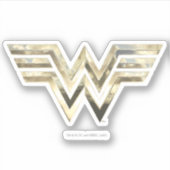 WW84 | Golden Wonder Woman Logo Sticker | Zazzle