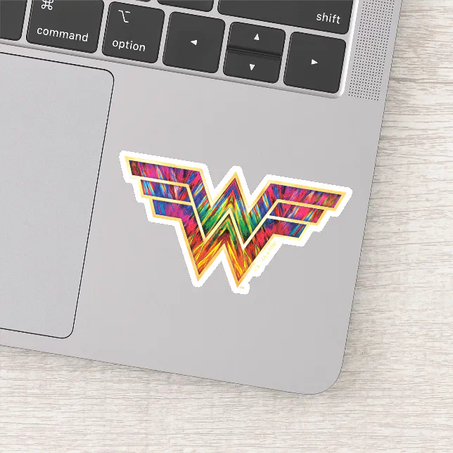 WW84 | Wonder Woman Kaleidoscope Logo Sticker | Zazzle