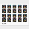 WW84 | Wonder Woman Neon Light Logo Square Sticker | Zazzle