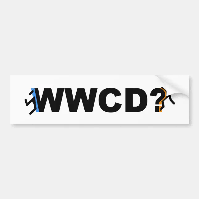 WWCD? Bumper Sticker | Zazzle