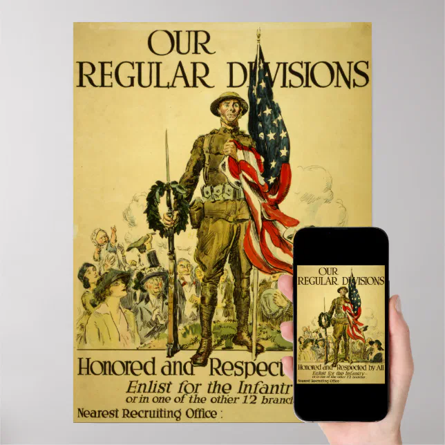 WWI American recruiting poster | Zazzle