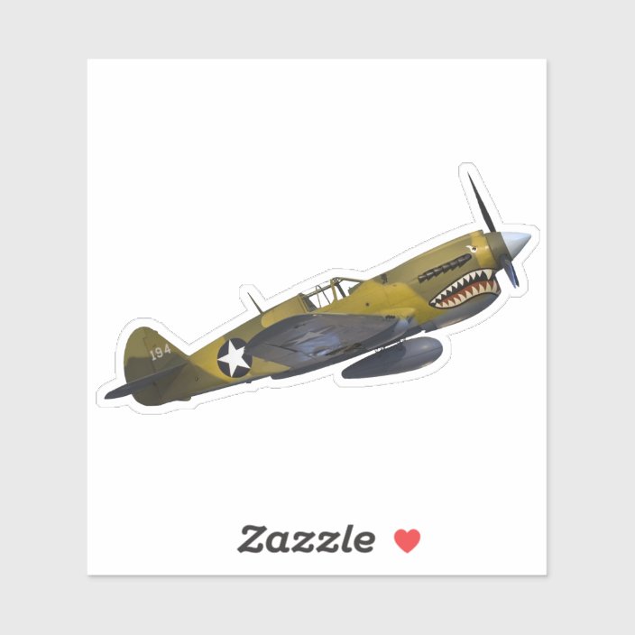 WWII Aircraft Sticker | Zazzle.com