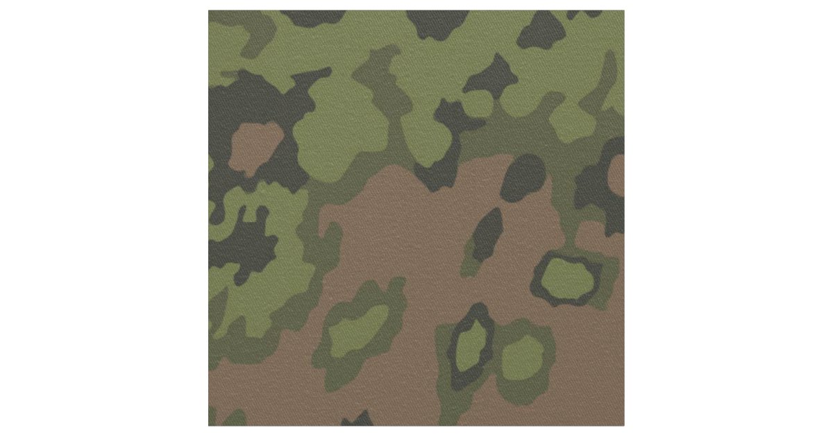 WWII German EichenlaubMuster Camouflage Fabric | Zazzle