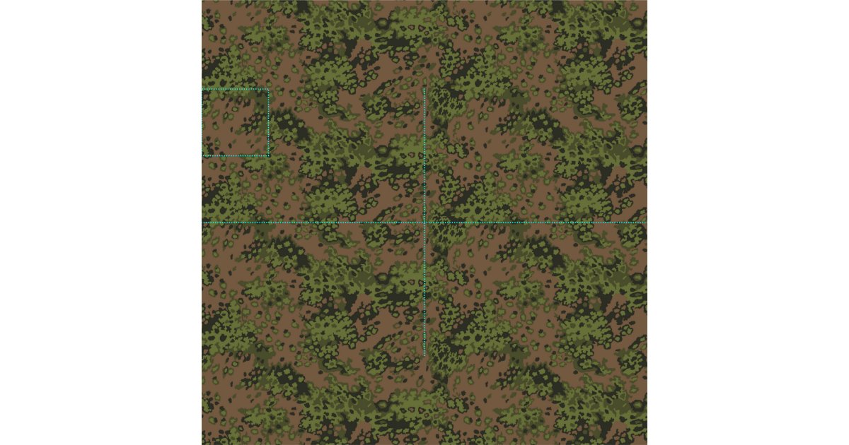 WWII German EichenlaubMuster Camouflage Fabric | Zazzle