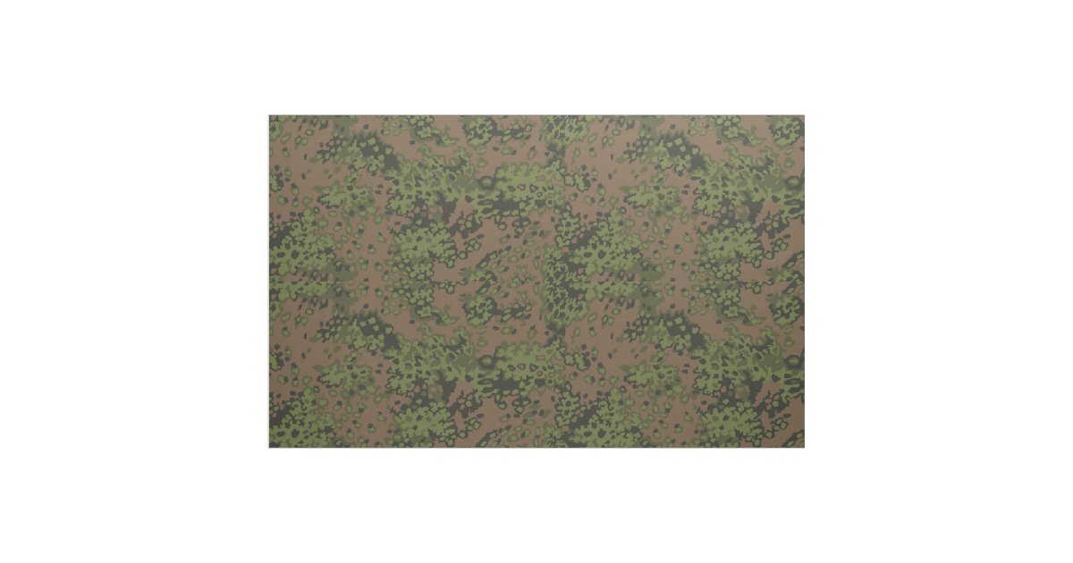 WWII German EichenlaubMuster Camouflage Fabric | Zazzle