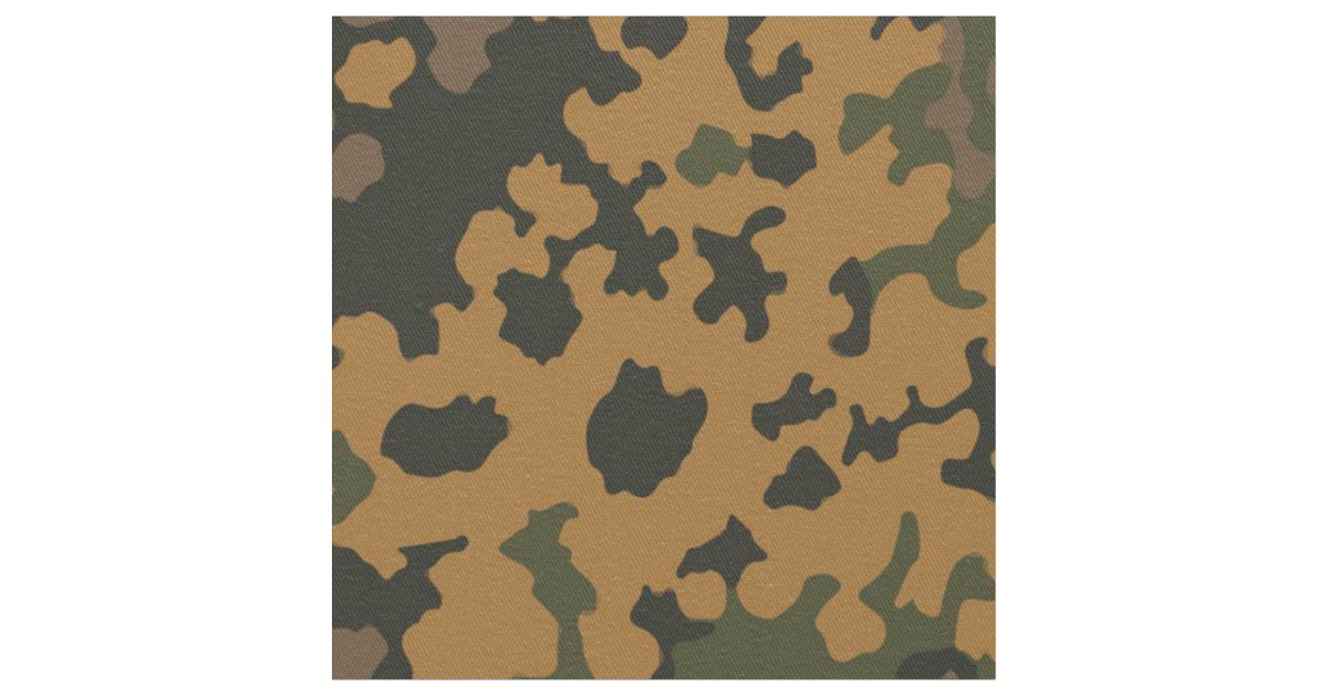 WWII German Eichenlaubmuster fall Camouflage Fabric | Zazzle