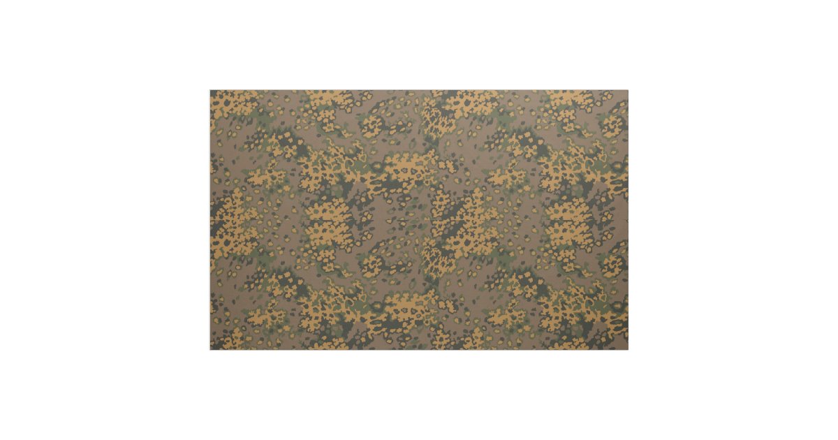 WWII German Eichenlaubmuster fall Camouflage Fabric | Zazzle