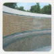 WWII Memorial Freedom Wall in Washington DC Square Sticker | Zazzle