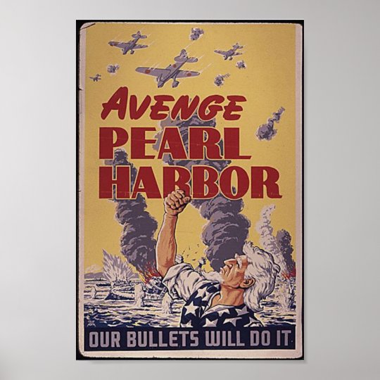 WWII pearl harbor poster | Zazzle.com