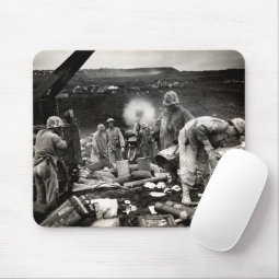 WWII US Marines on Iwo Jima Mouse Pad | Zazzle