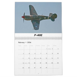 WWII Warbirds Calendar | Zazzle