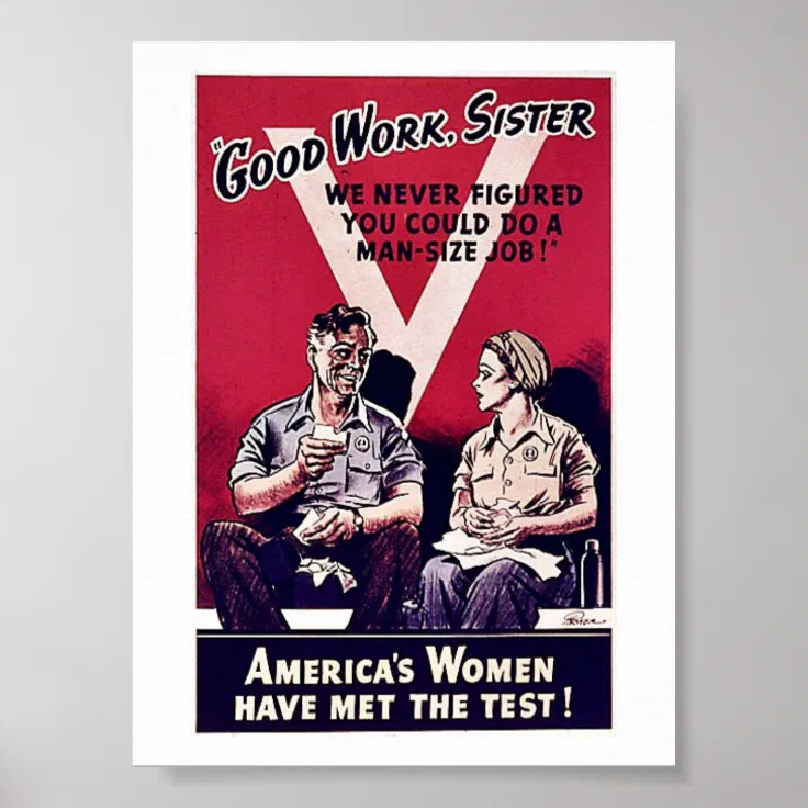 Wwii Women Poster | Zazzle