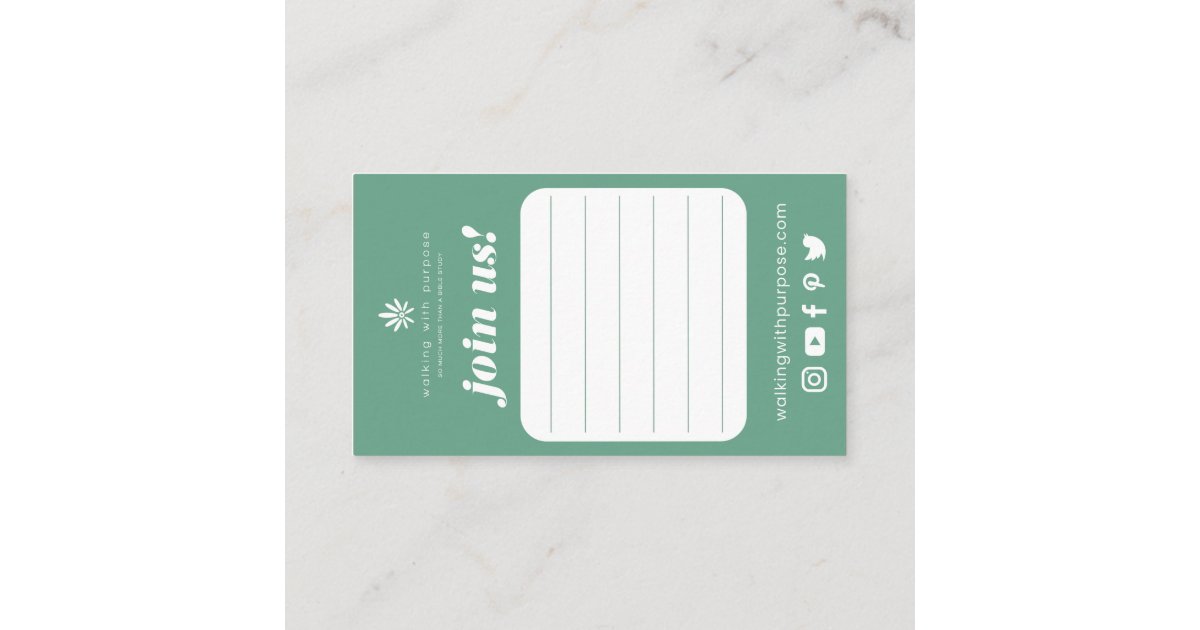 WWP Invite Card (Small) | Zazzle