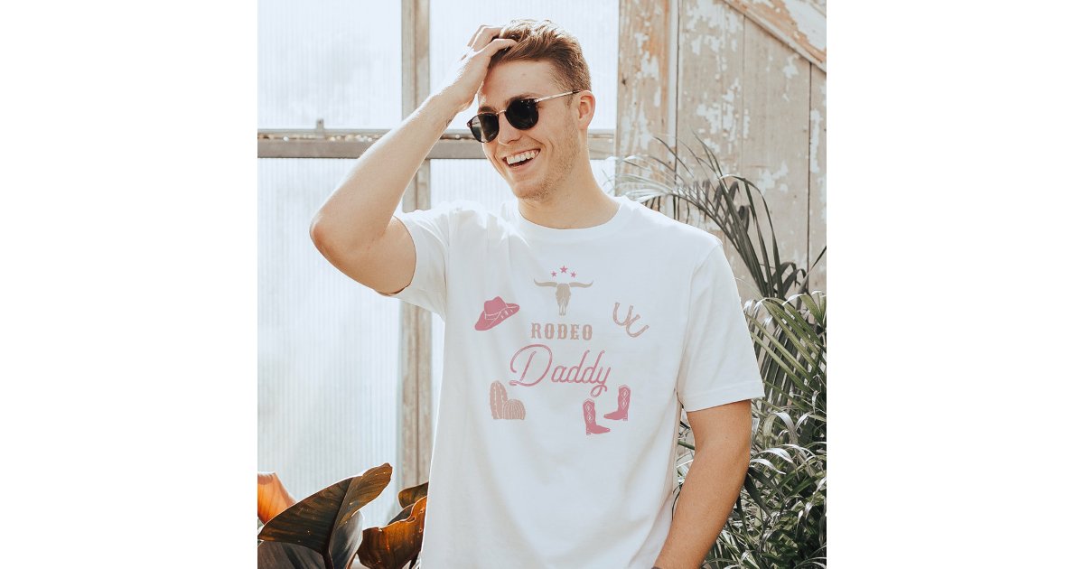 WYNONA Blush Pink Cowgirl Rodeo Daddy T-Shirt | Zazzle