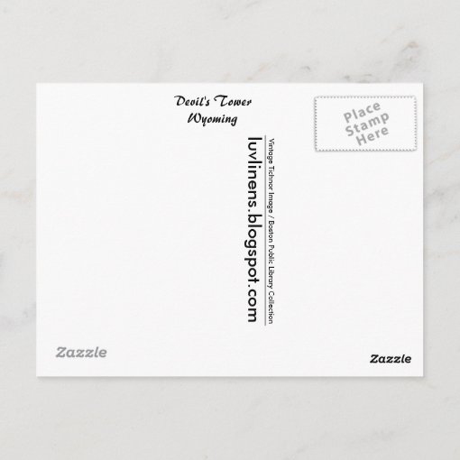 Wyoming, Devil's Tower Postcard | Zazzle