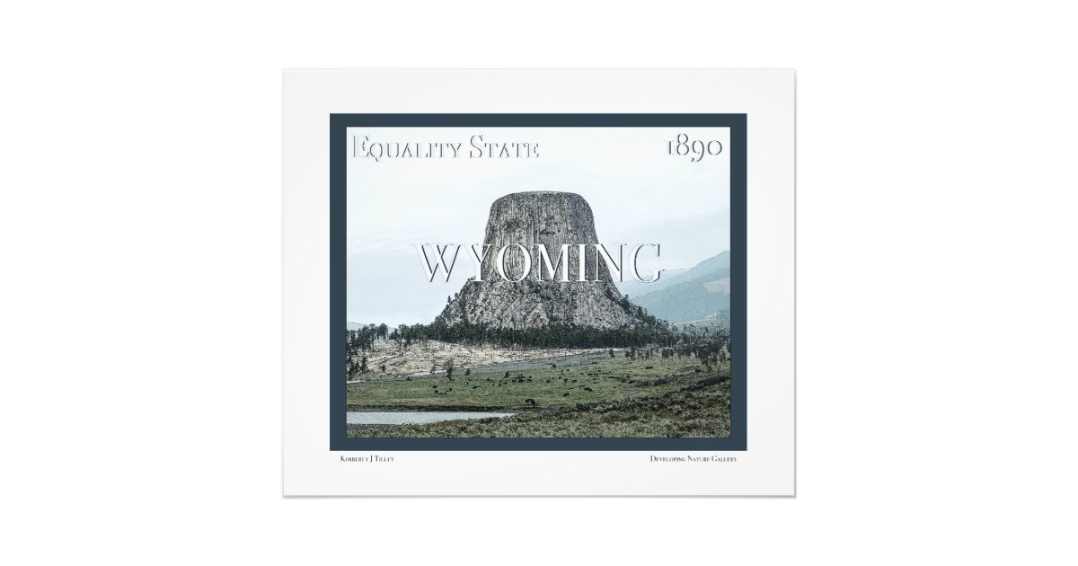 Wyoming Poster | Zazzle