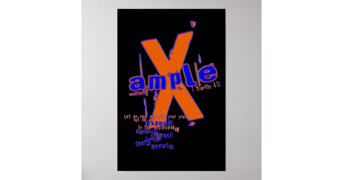 X-ample Poster | Zazzle