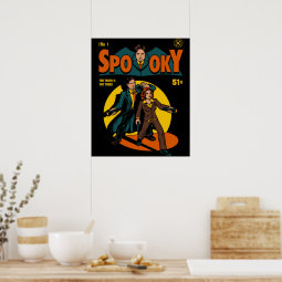 X Files Spooky Comic Poster | Zazzle