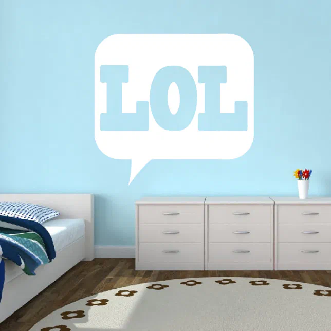 X-Large LOL Wall Decal | Zazzle