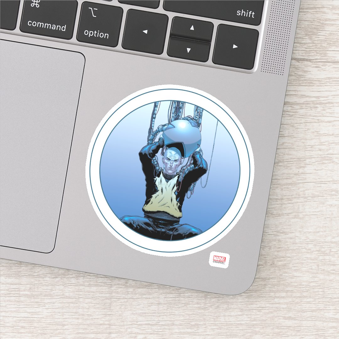 X-Men | Professor Xavier Using Cerebro Sticker | Zazzle