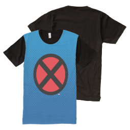 X-Men | Red and Black X Icon All-Over-Print T-Shirt | Zazzle