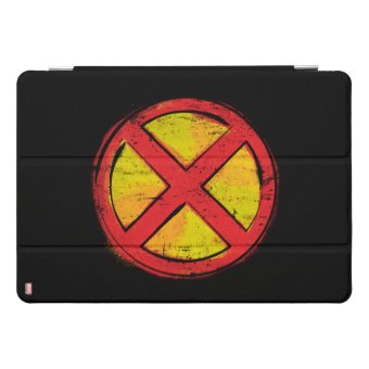 X-Men | Red and Yellow Spraypaint X Icon iPad Pro Cover | Zazzle