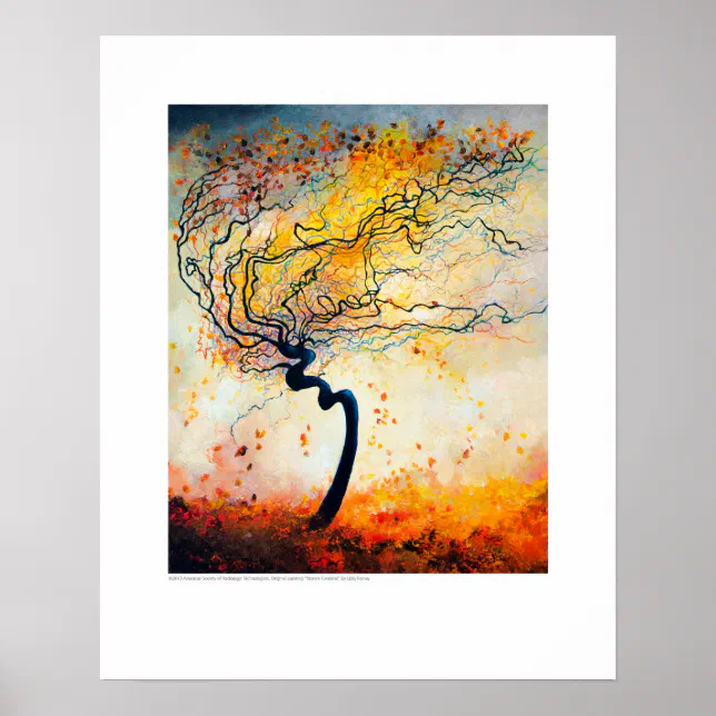 X-ray Cover art – Stormy Cerebral by L. Rainey Poster | Zazzle