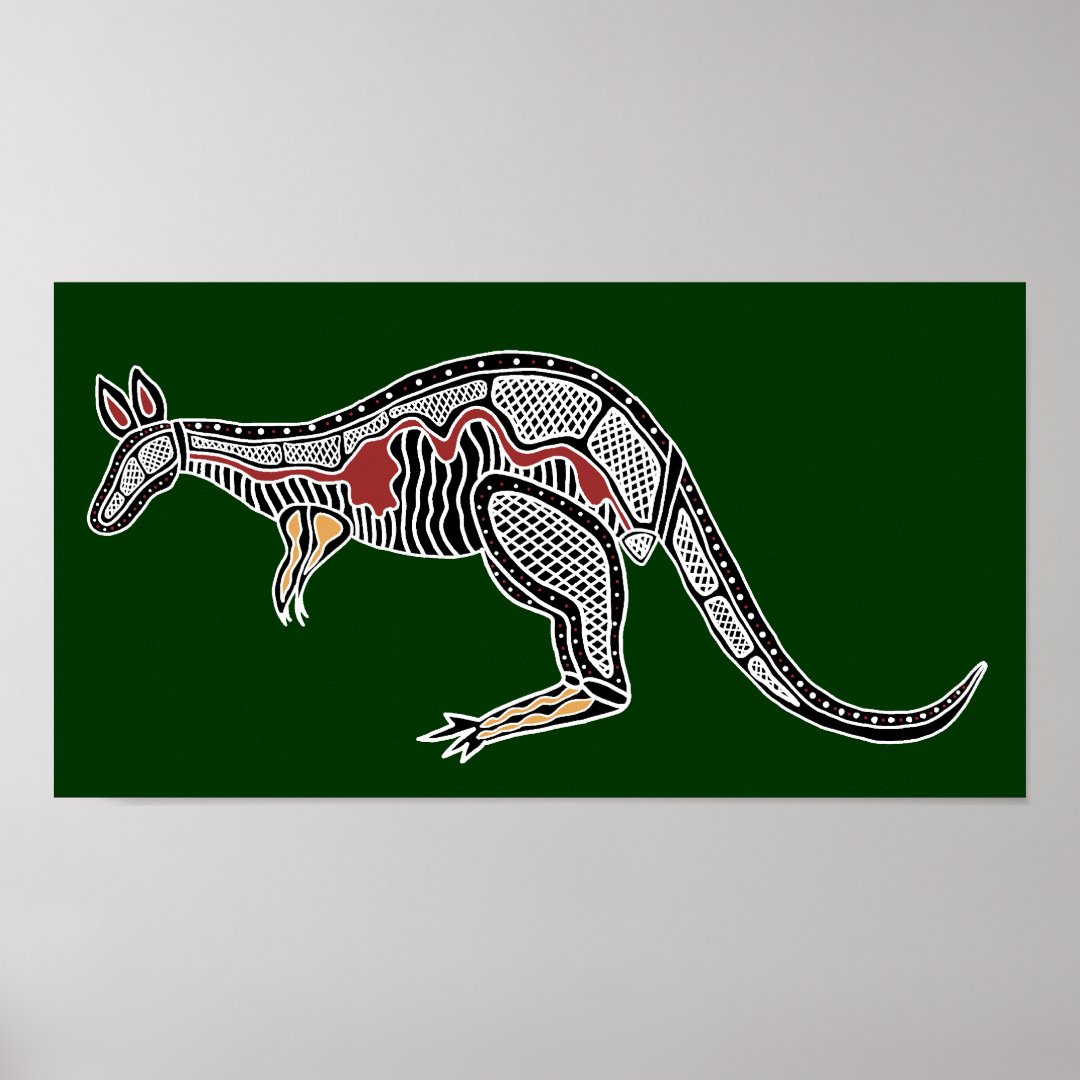 X-Ray Kangaroo Poster | Zazzle