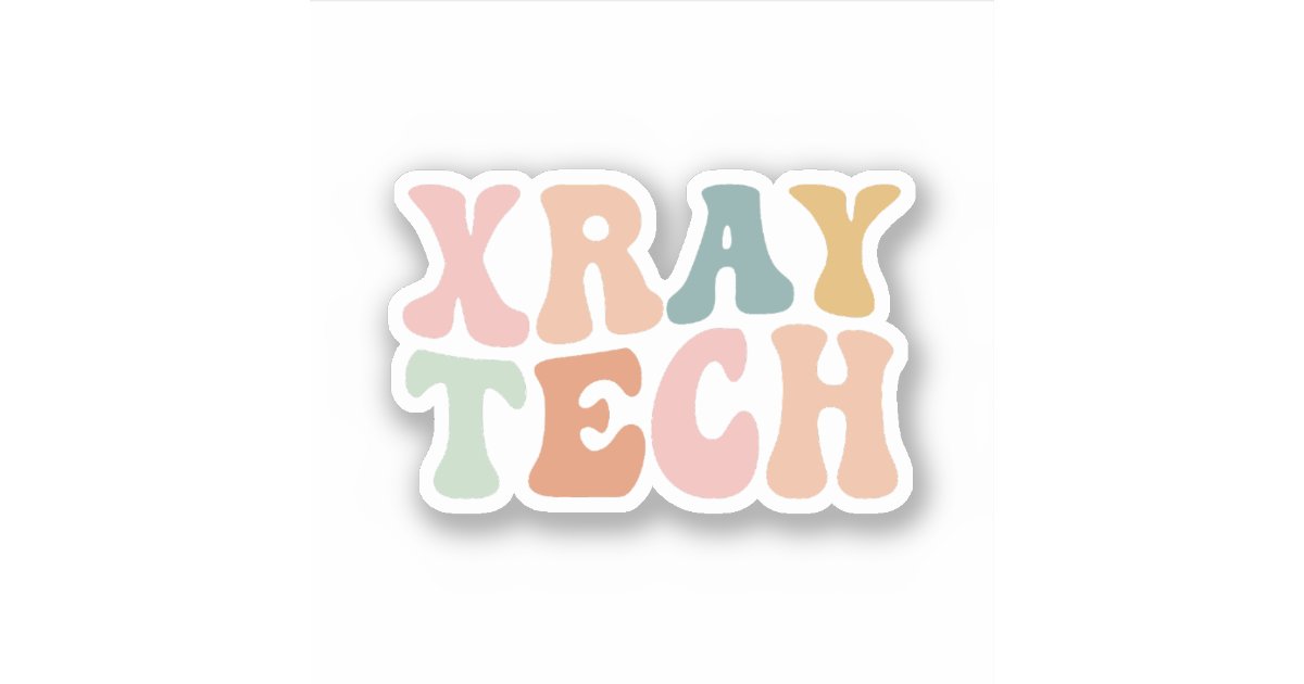 X-ray Tech, Xray Technologist Grad Gift Sticker | Zazzle