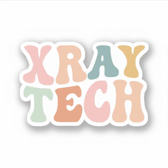 X-ray Tech, Xray Technologist Grad Gift Sticker | Zazzle