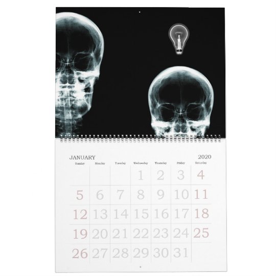 X-Ray Vision Skeleton 2012 Calendar | Zazzle.com