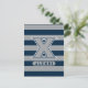 Xavier University Alumni Stripes Invitation Postcard | Zazzle