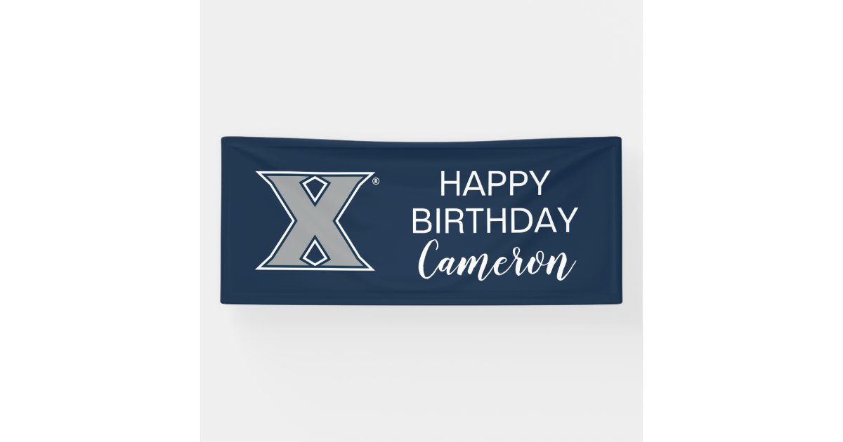 Xavier University | Birthday Banner | Zazzle