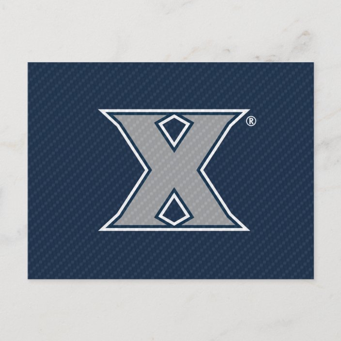 Xavier University Carbon Fiber Pattern Invitation Postcard | Zazzle.com