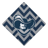 Xavier University Chevron Pattern Graduation Cap Topper | Zazzle