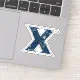 Xavier University Distressed Logo Sticker | Zazzle