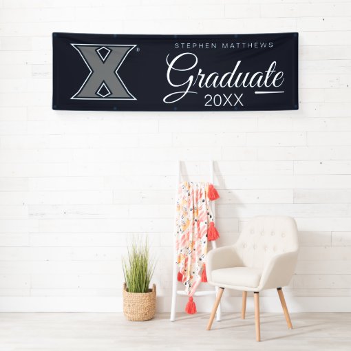 Xavier University | Graduation Banner | Zazzle